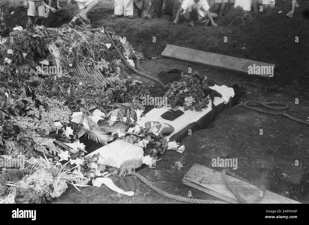 Burial of Major B.H.J. Callenbach on the Field of Honor Menteng Pulo ...