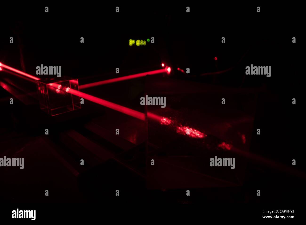 laser beam in optical laboratory Stock Photo - Alamy