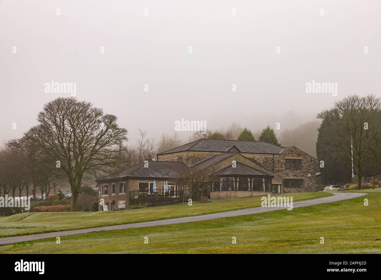 A view of Saddleworth Golf Club, Uppermill, Oldham, UK Stock Photo - Alamy