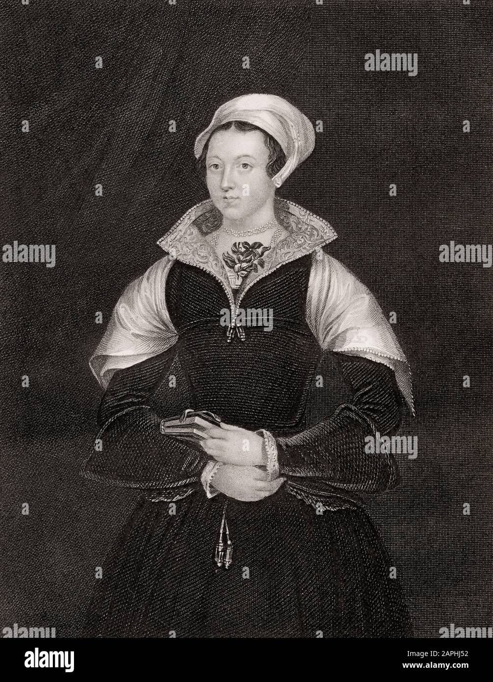 Lady Jane Grey, 1536 - 1554, briefly Queen of England, nicknamed Nine ...