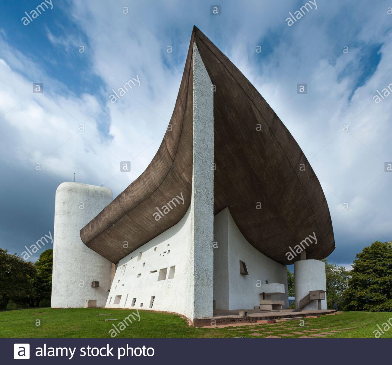 Le Corbusier Chapel High Resolution Stock Photography and Images - Alamy