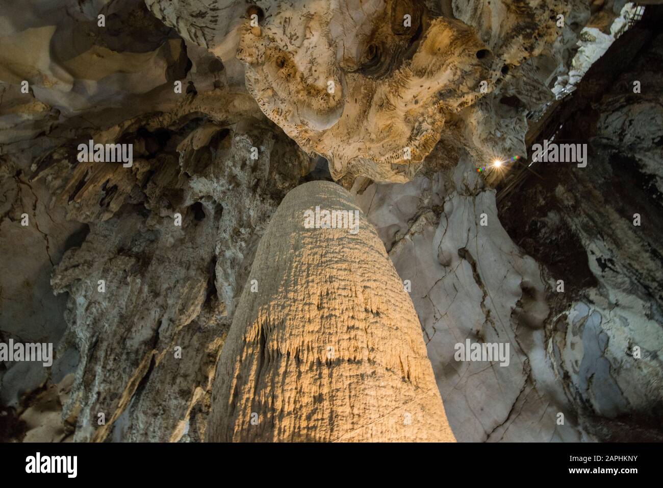 the Muang On Cave and Temple near the city of Chiang Mai at north ...