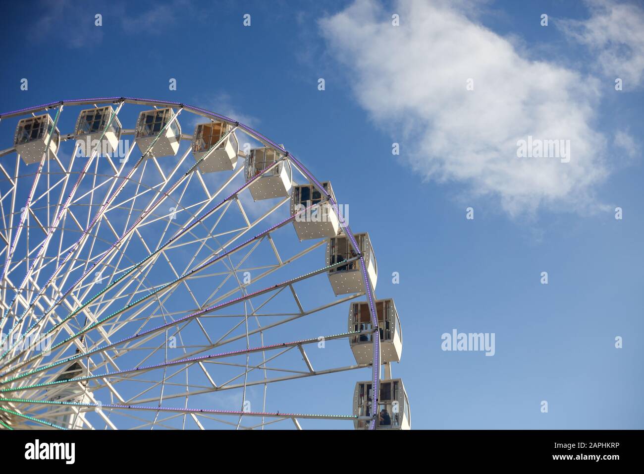 White ferris wheel over hi-res stock photography and images - Alamy