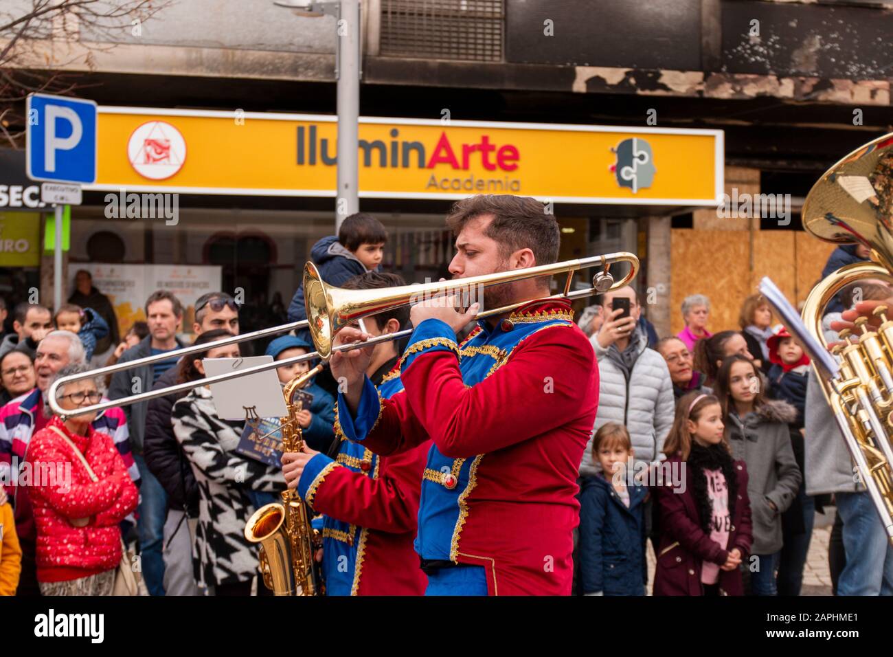 FARO, PORTUGAL: 30th NOVEMBER, 2019 - Celebration of the arrival of ...