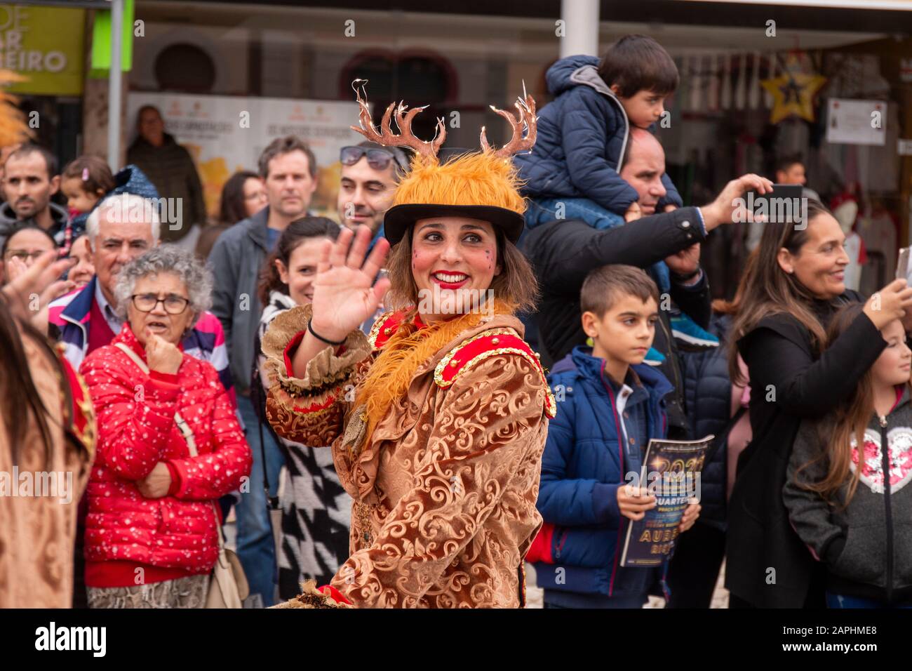 FARO, PORTUGAL: 30th NOVEMBER, 2019 - Celebration of the arrival of ...