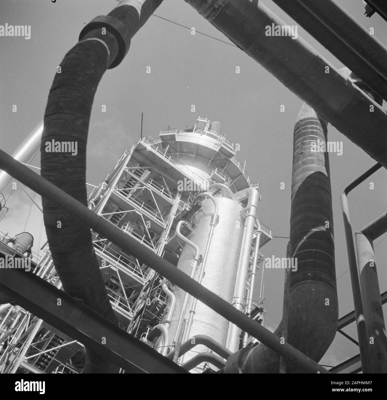 Aruba oil refinery Black and White Stock Photos & Images - Alamy