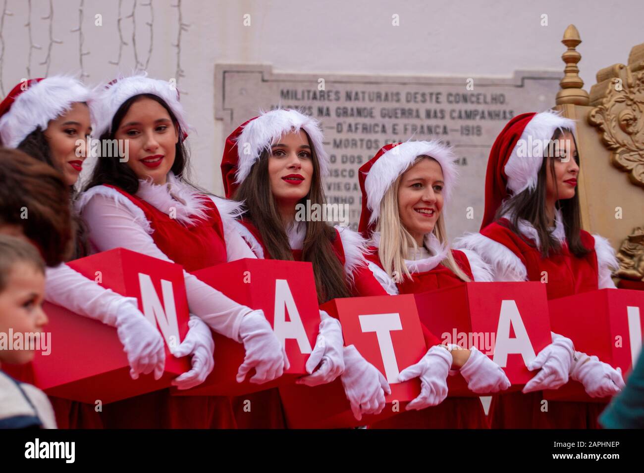 FARO, PORTUGAL: 30th NOVEMBER, 2019 - Celebration of the arrival of ...