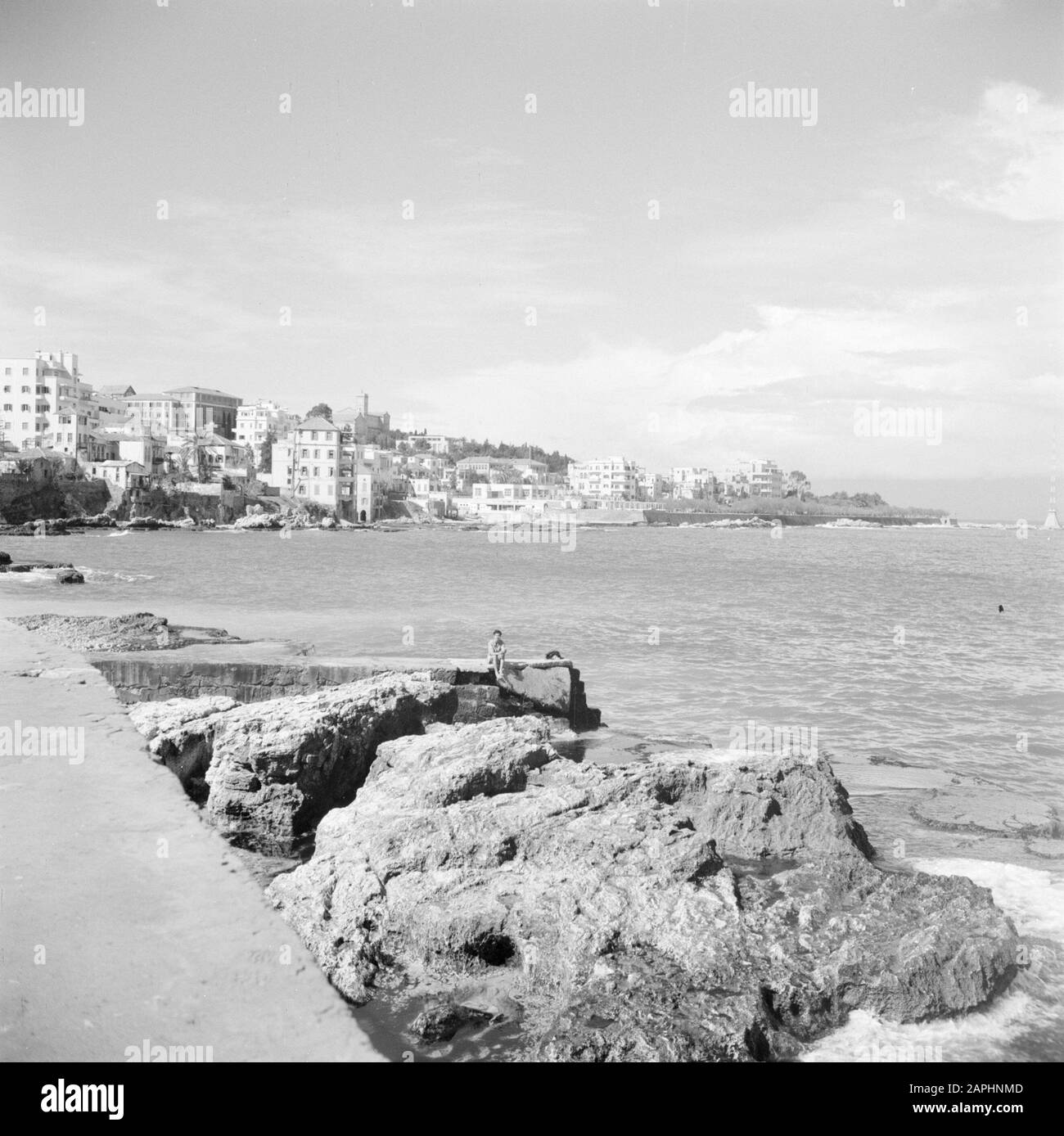 Middle East 1950-1955: Lebanon Description: The Mediterranean coast and ...