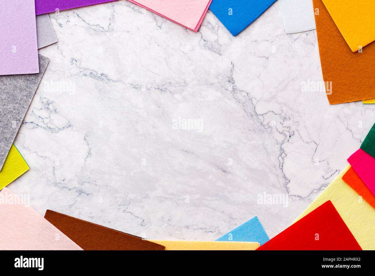 colorful sewing and tailoring tools and items on light background Stock ...