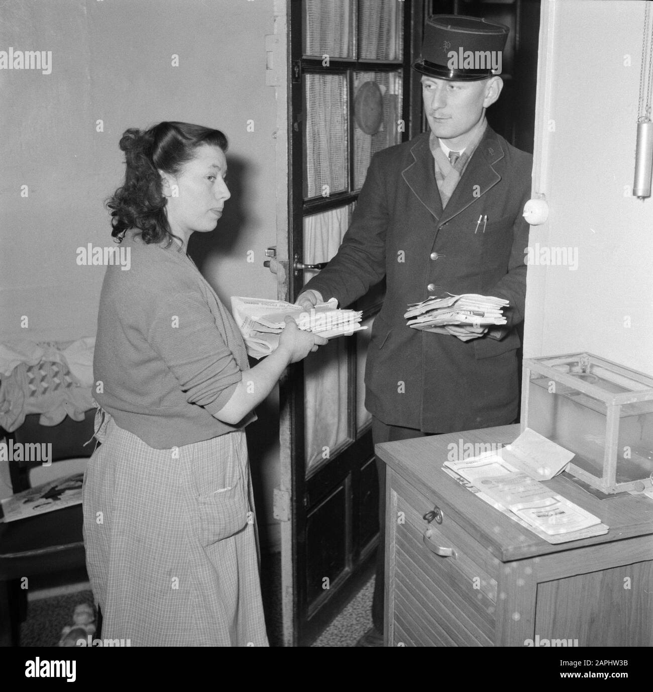 Postman france Black and White Stock Photos & Images - Alamy
