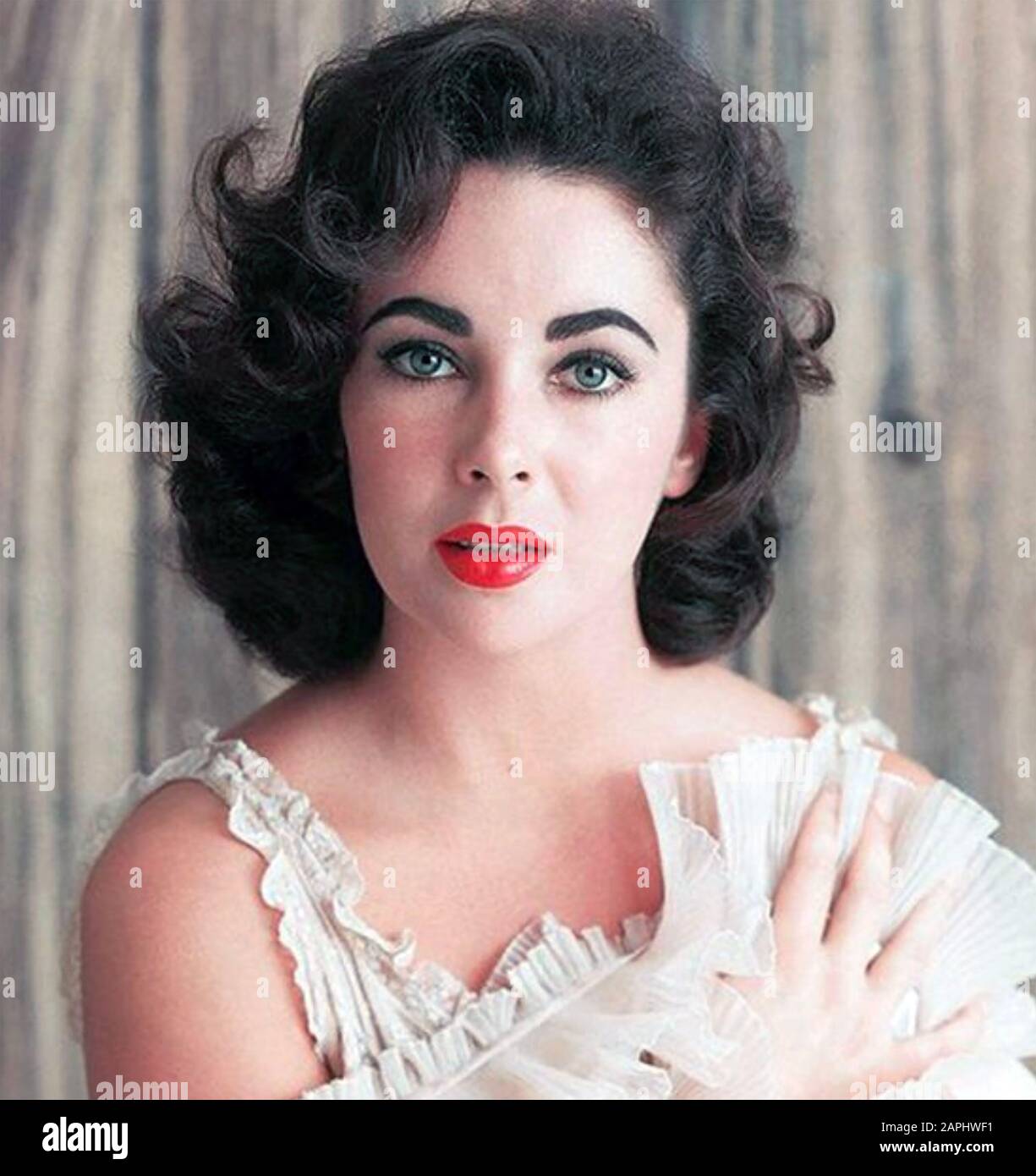 Elizabeth Taylor Anglo American Film Actress High Resolution Stock ...