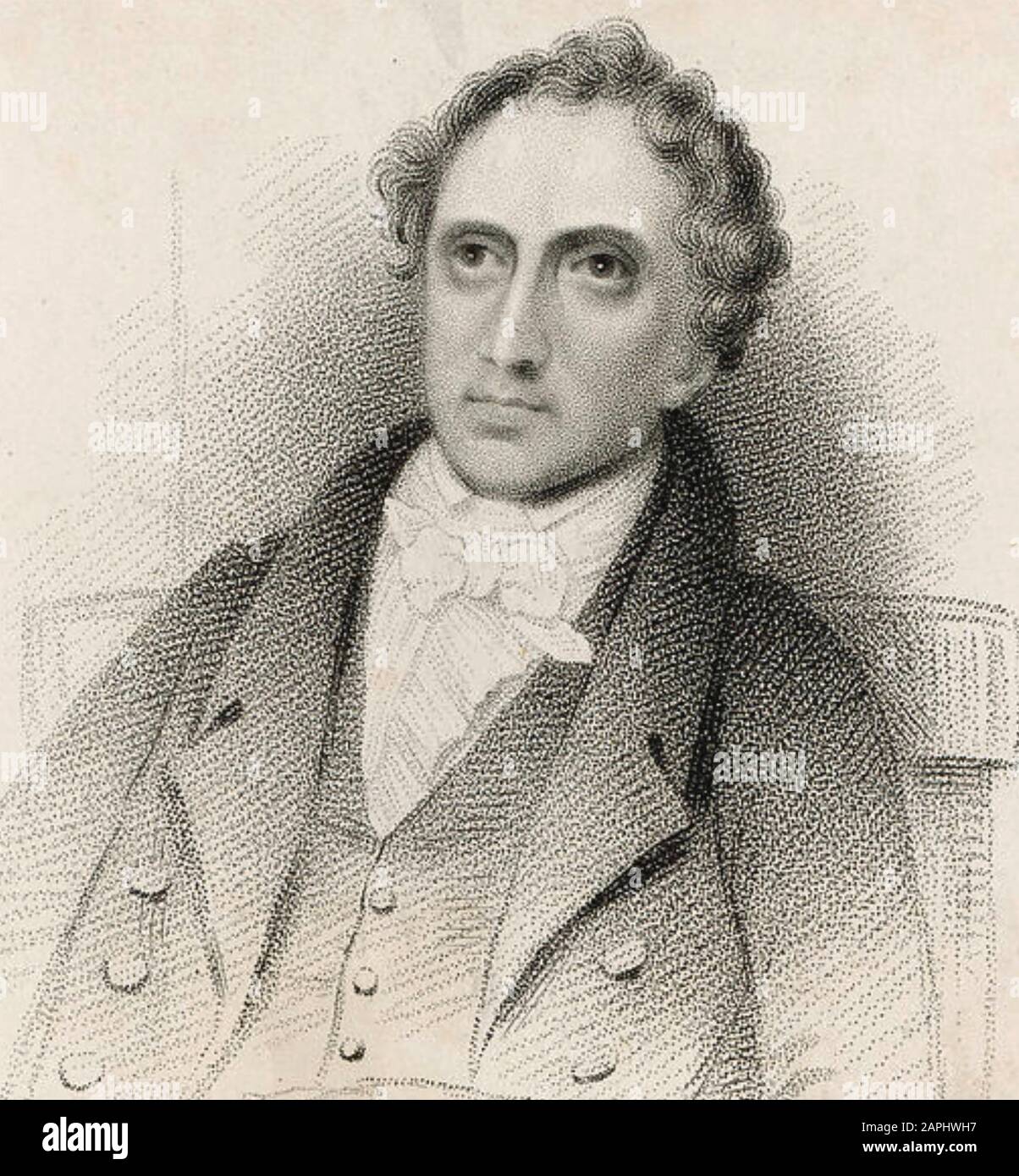 WILLIAM WORDSWORTH (1770-1850) English Romantic poet, about 1810 Stock ...