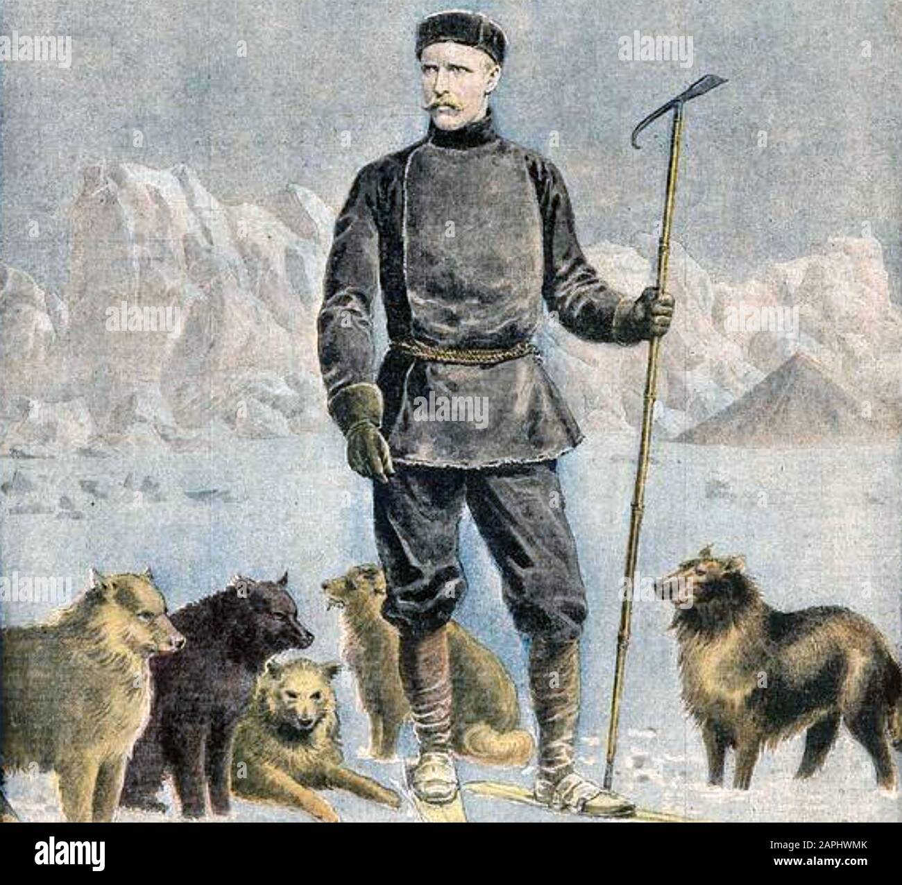 Fridtjof nansen 1861 1930 norwegian arctic explorer hi-res stock ...