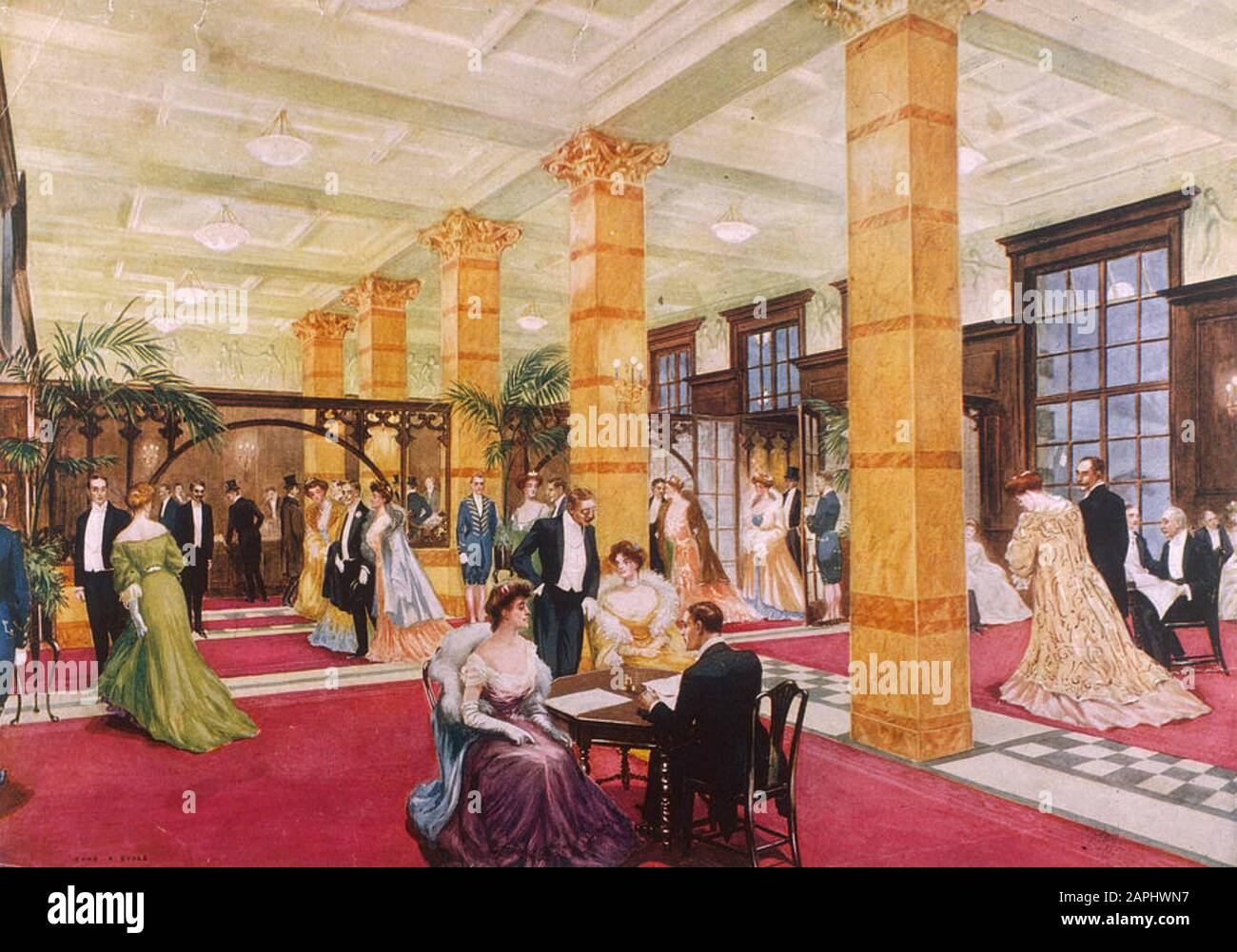 1905 savoy hotel london hi-res stock photography and images - Alamy