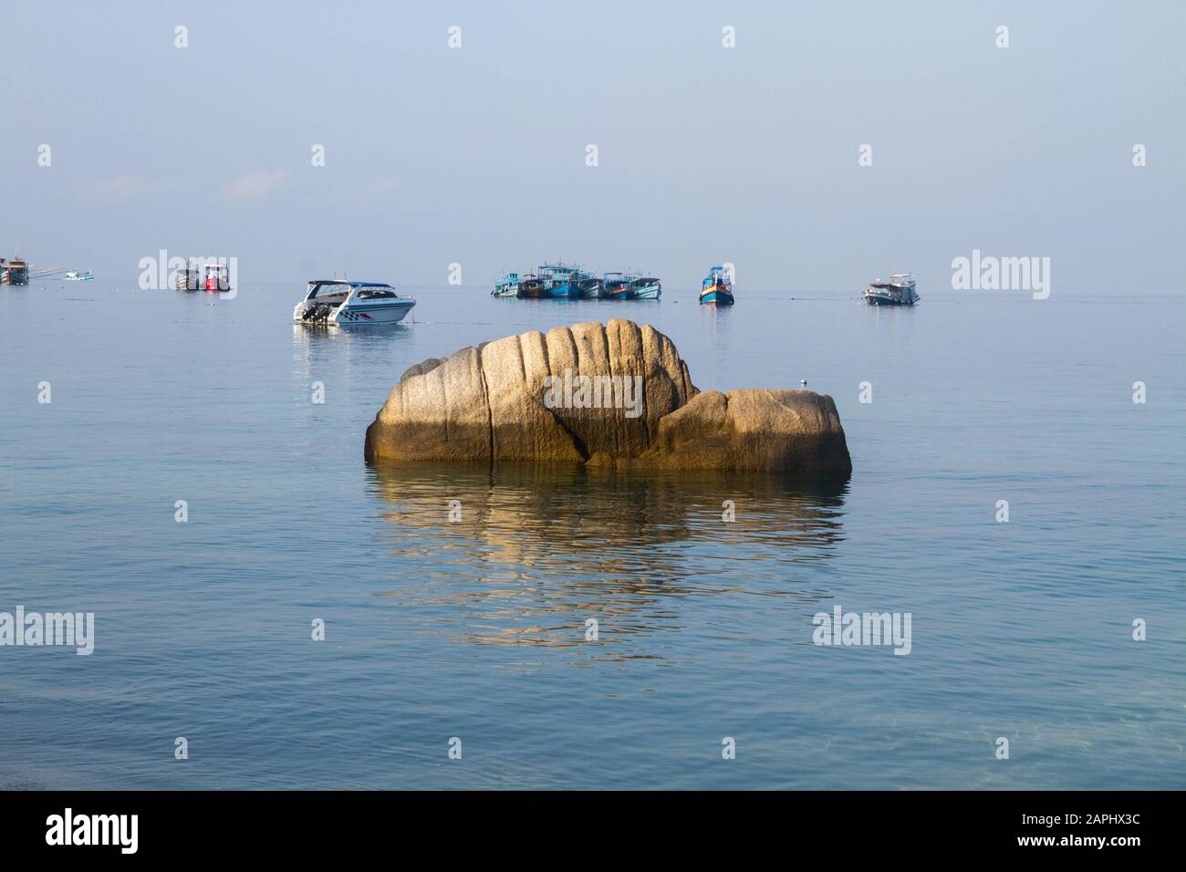 Thailand rocks on sea Stock Photo - Alamy