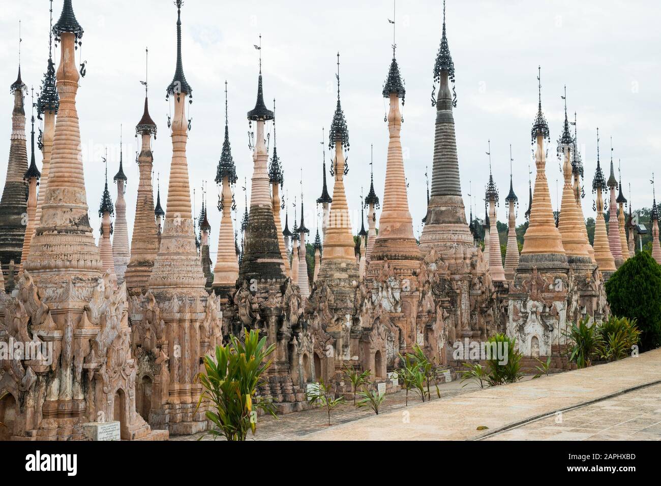 Kakku Pagodas, Shan State, Myanmar, Asia Stock Photo - Alamy