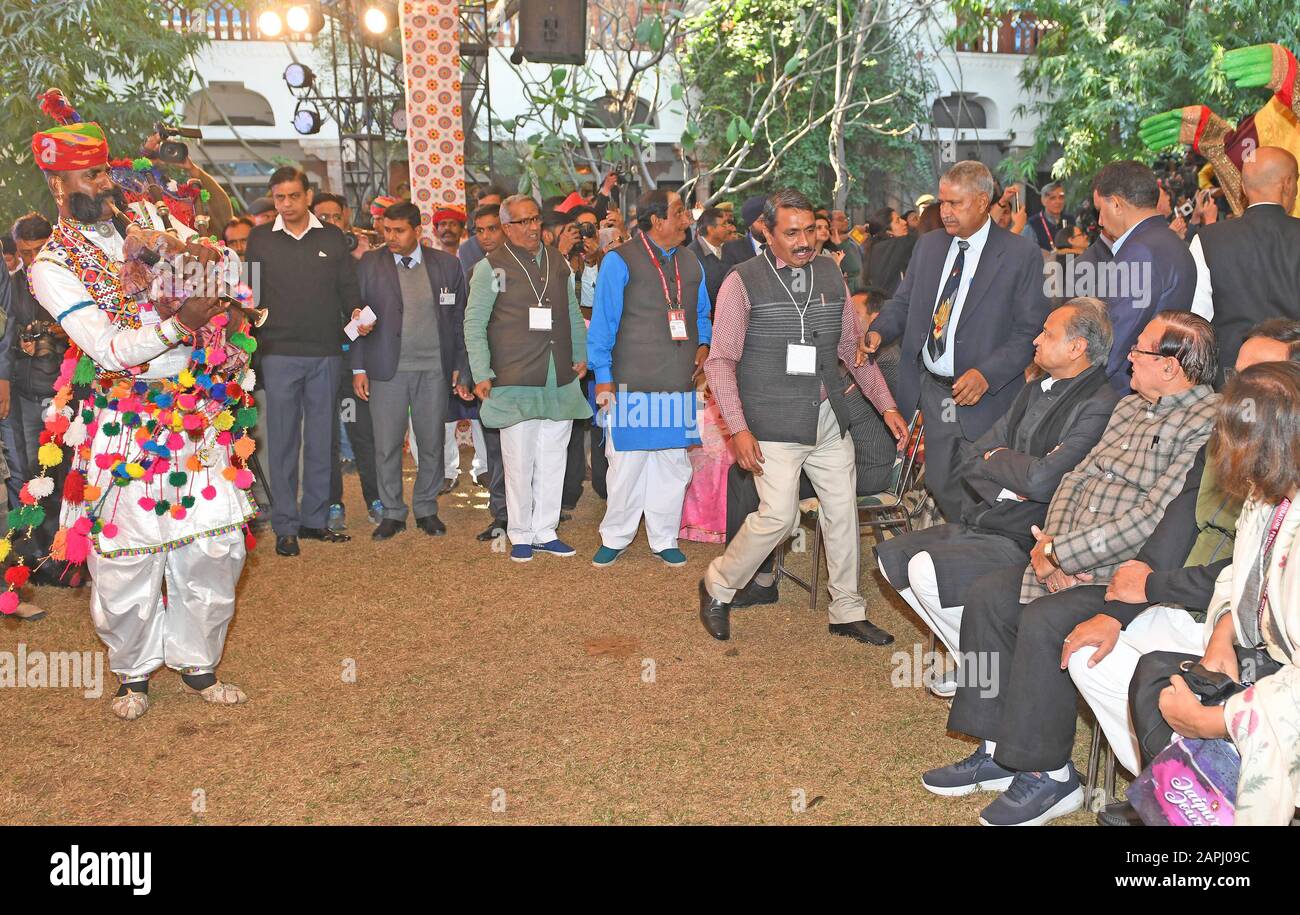 Jaipur, India. 23rd Jan, 2020. Rajasthan Chief Minister Ashok Gehlot ...