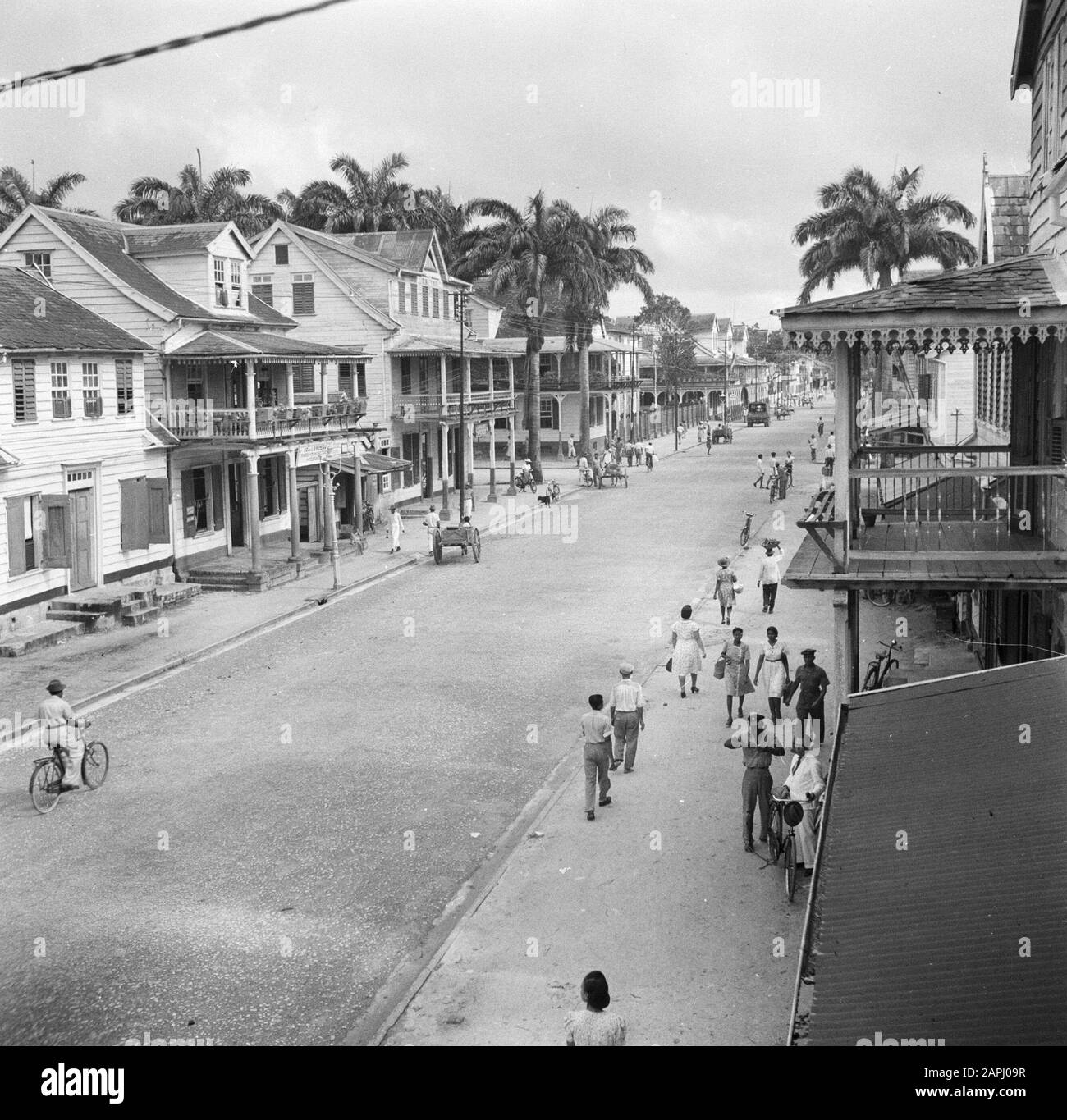 Paramaribo streets suriname Black and White Stock Photos & Images - Alamy