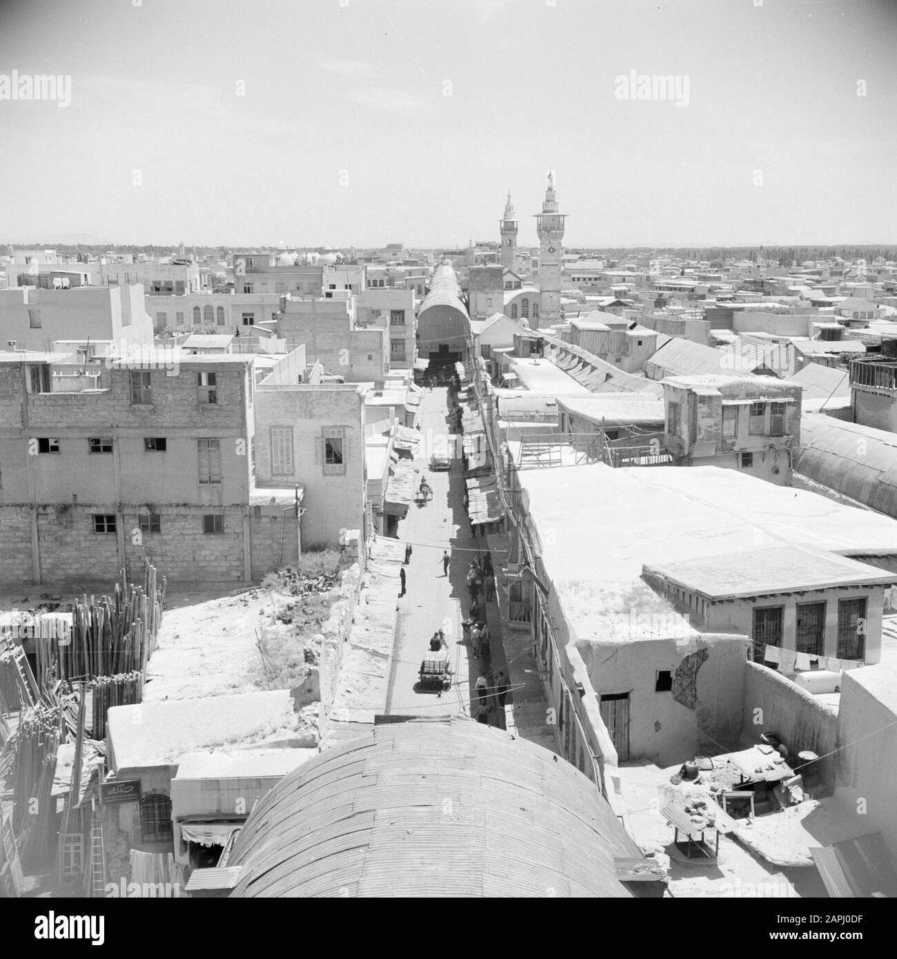 Street called straight damascus Black and White Stock Photos & Images ...