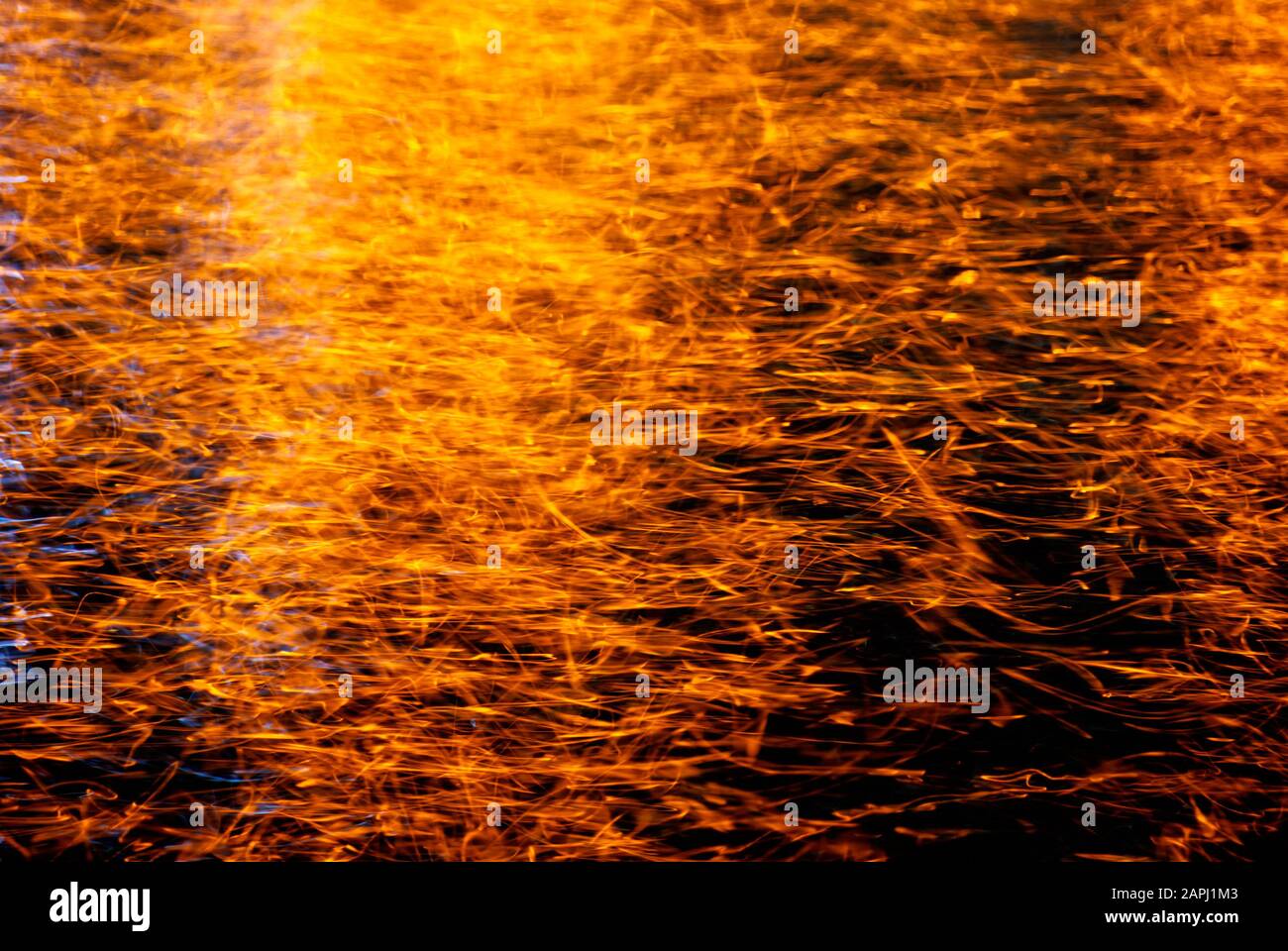 Abstract background with sparks flying at night creating nice motion ...