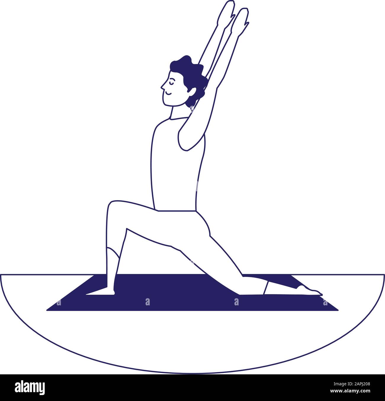 Hindu devotee Stock Vector Images - Alamy