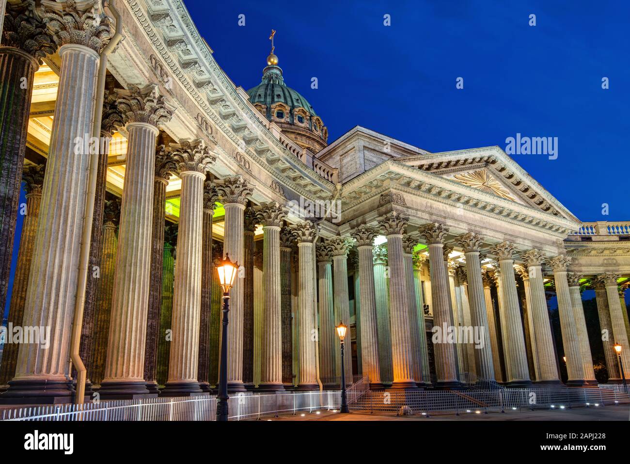 Facade of kazan cathedral hi-res stock photography and images - Alamy