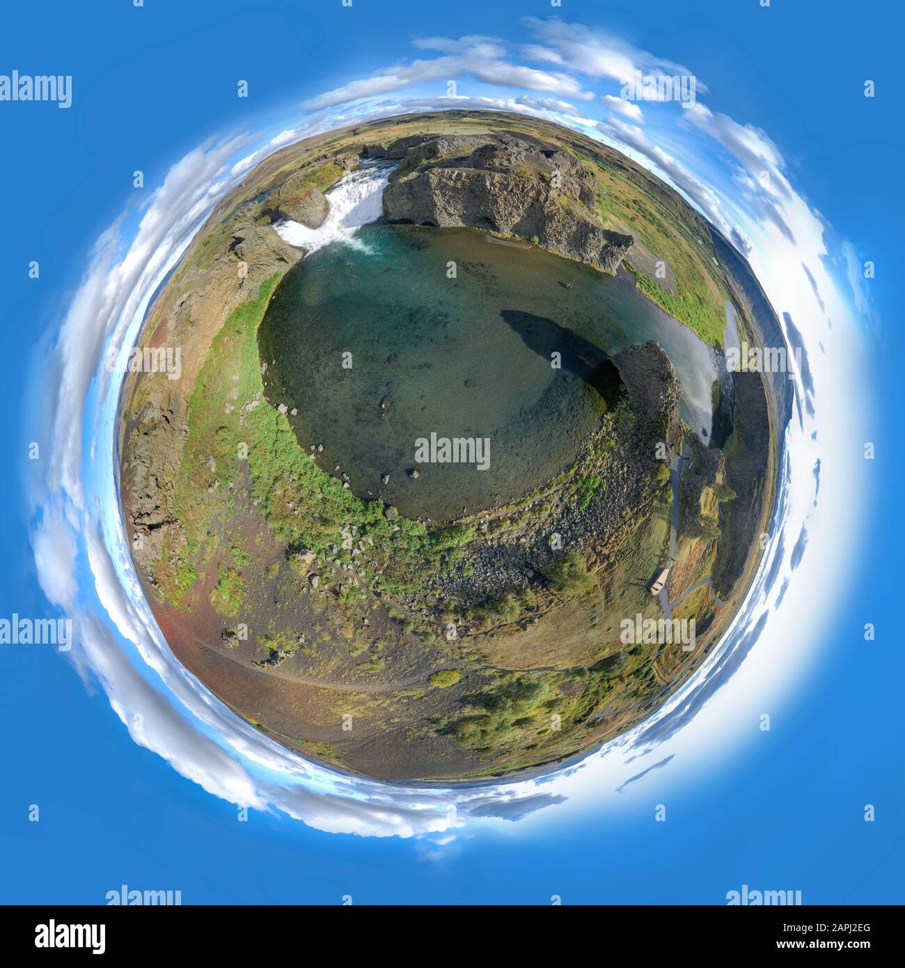 Planet earth birds eye view hi-res stock photography and images - Alamy