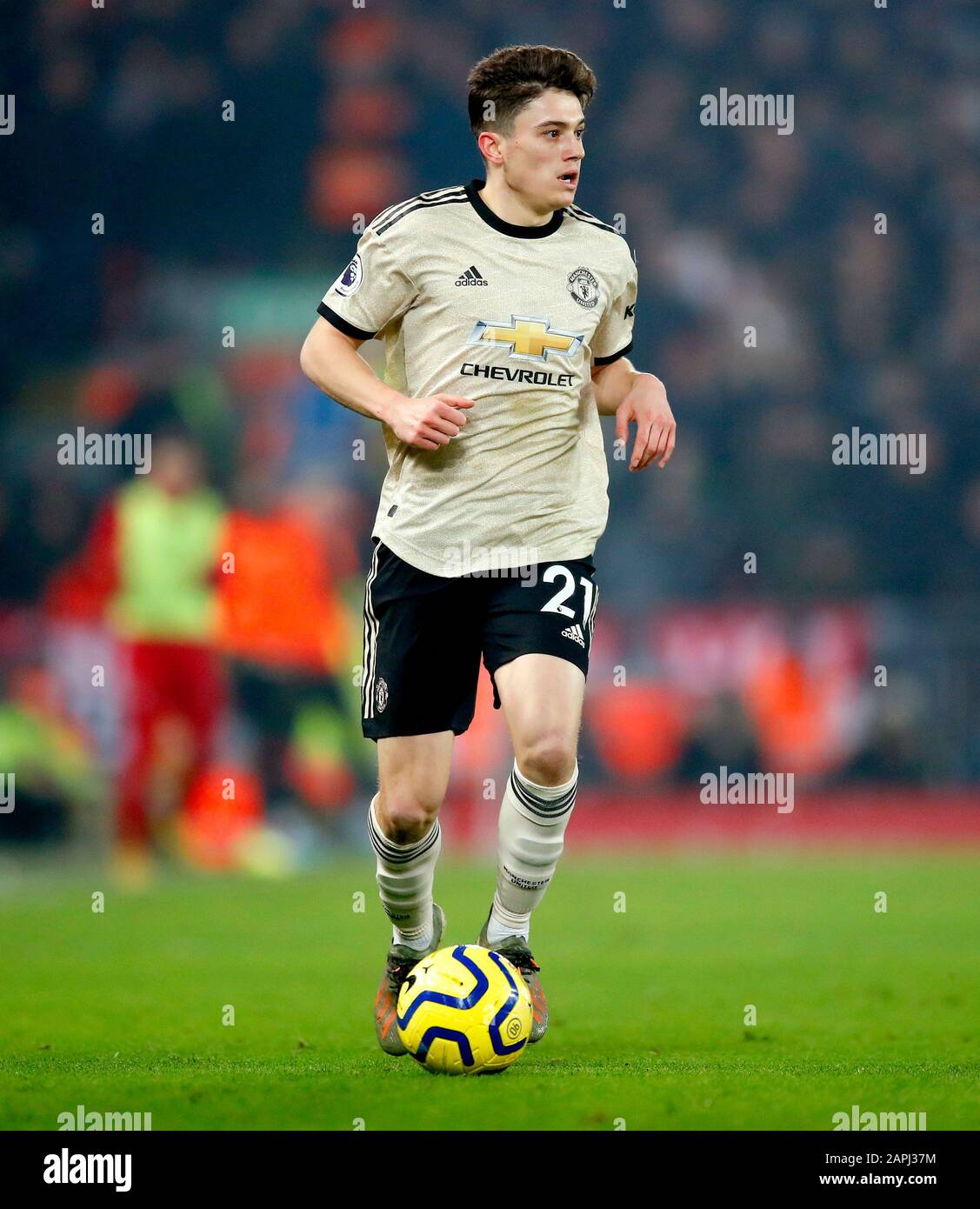 Manchester United's Daniel James in action during the Premier League ...