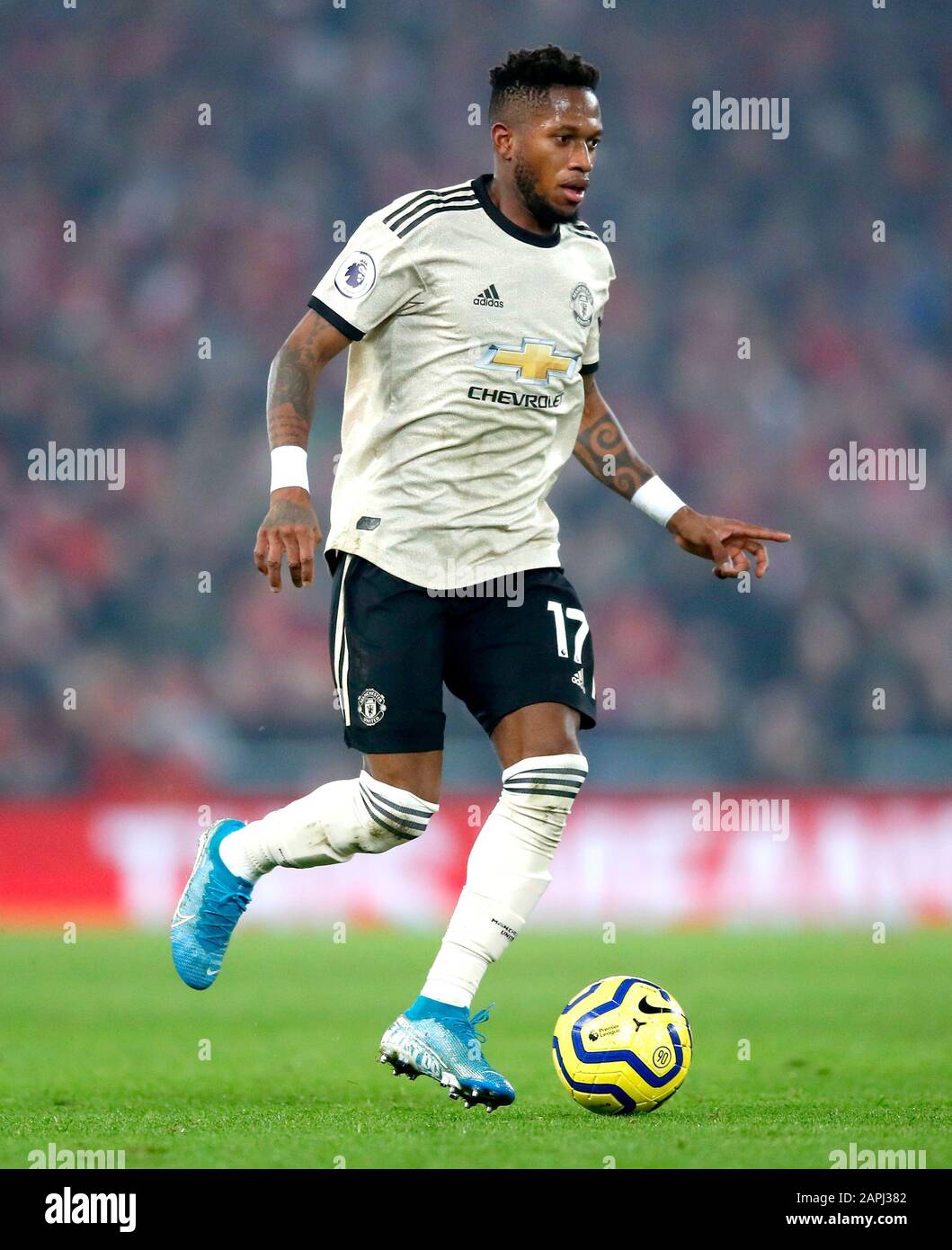 Manchester United's Fred in action during the Premier League match at ...