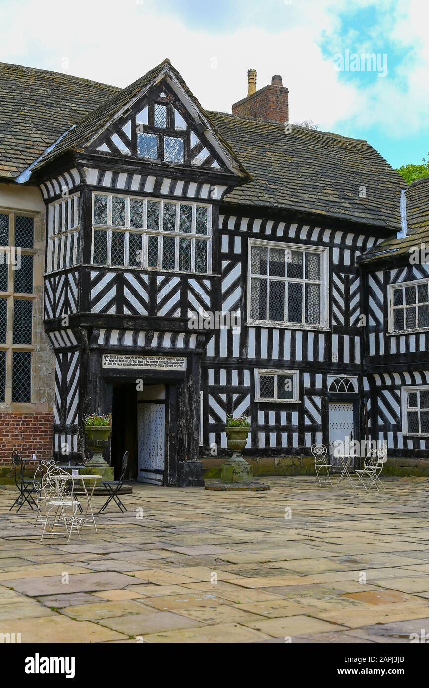 Adlington Hall is a country house near Adlington, Cheshire, England, UK ...