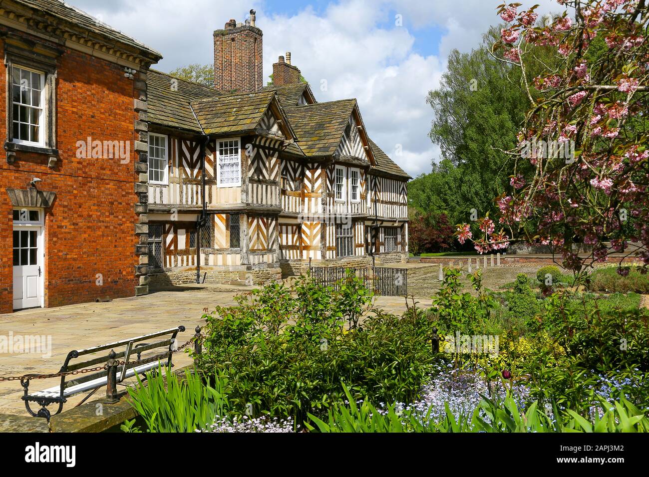Adlington Hall is a country house near Adlington, Cheshire, England, UK ...