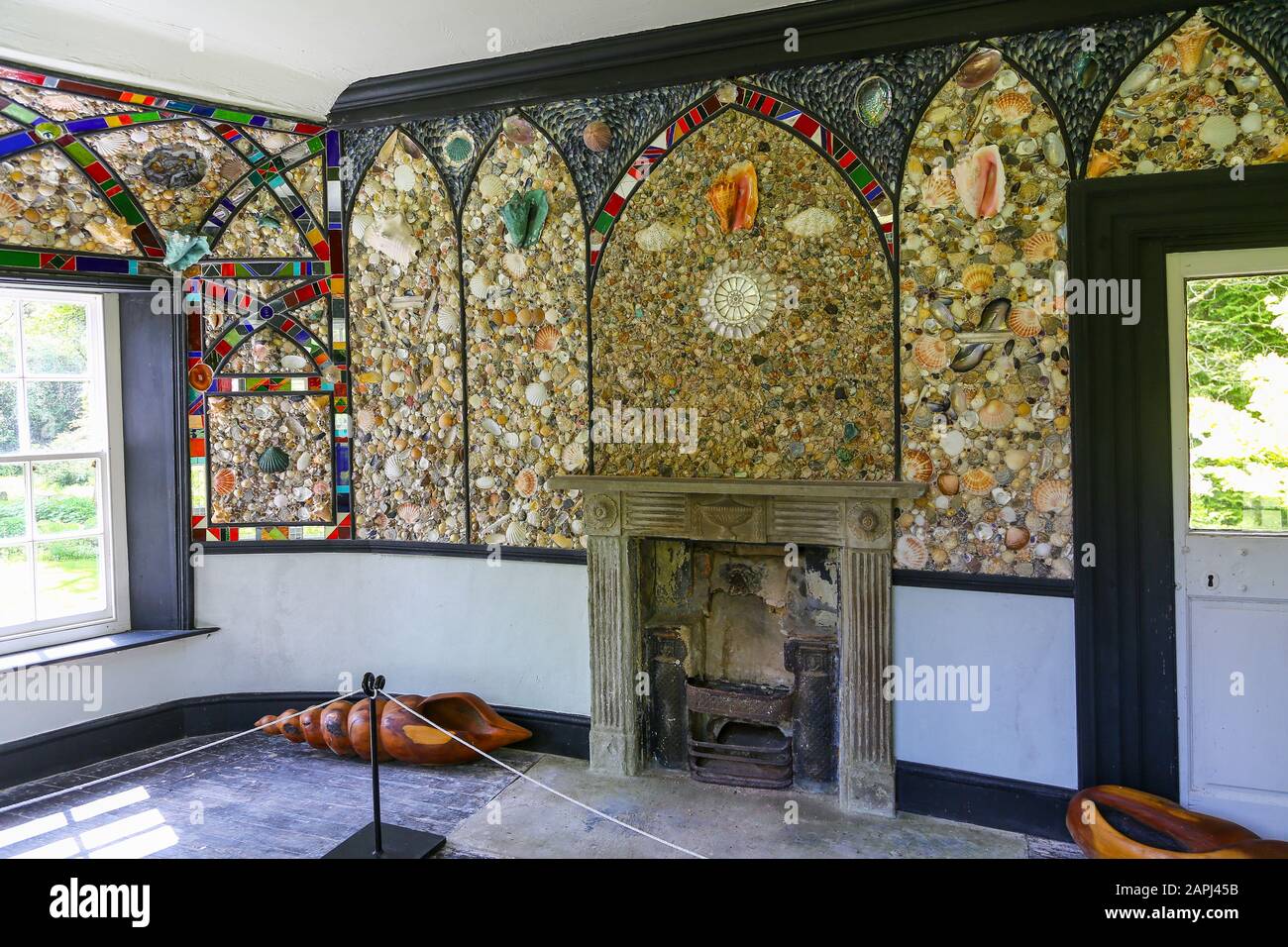 The Shell House at Adlington Hall, a country house near Adlington ...