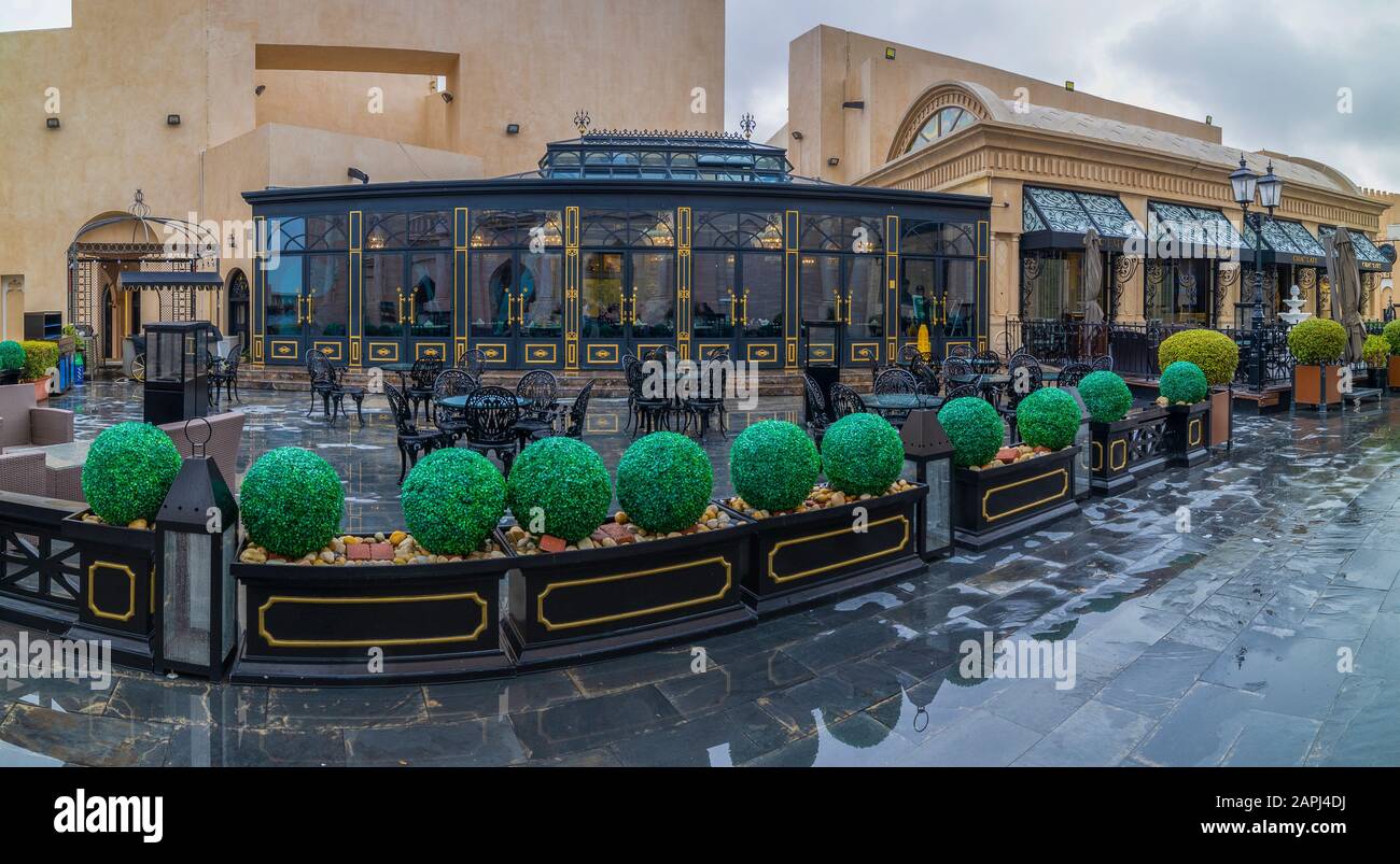 JANUARY 10, 2020, Images with Katara Cultural Village, Doha tourist ...