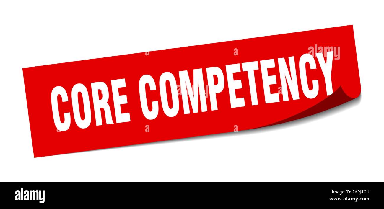 core competency sticker. core competency square sign. core competency ...
