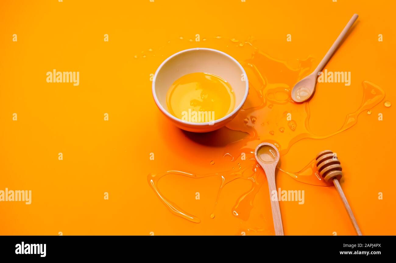 Agave syrup background Stock Photo - Alamy