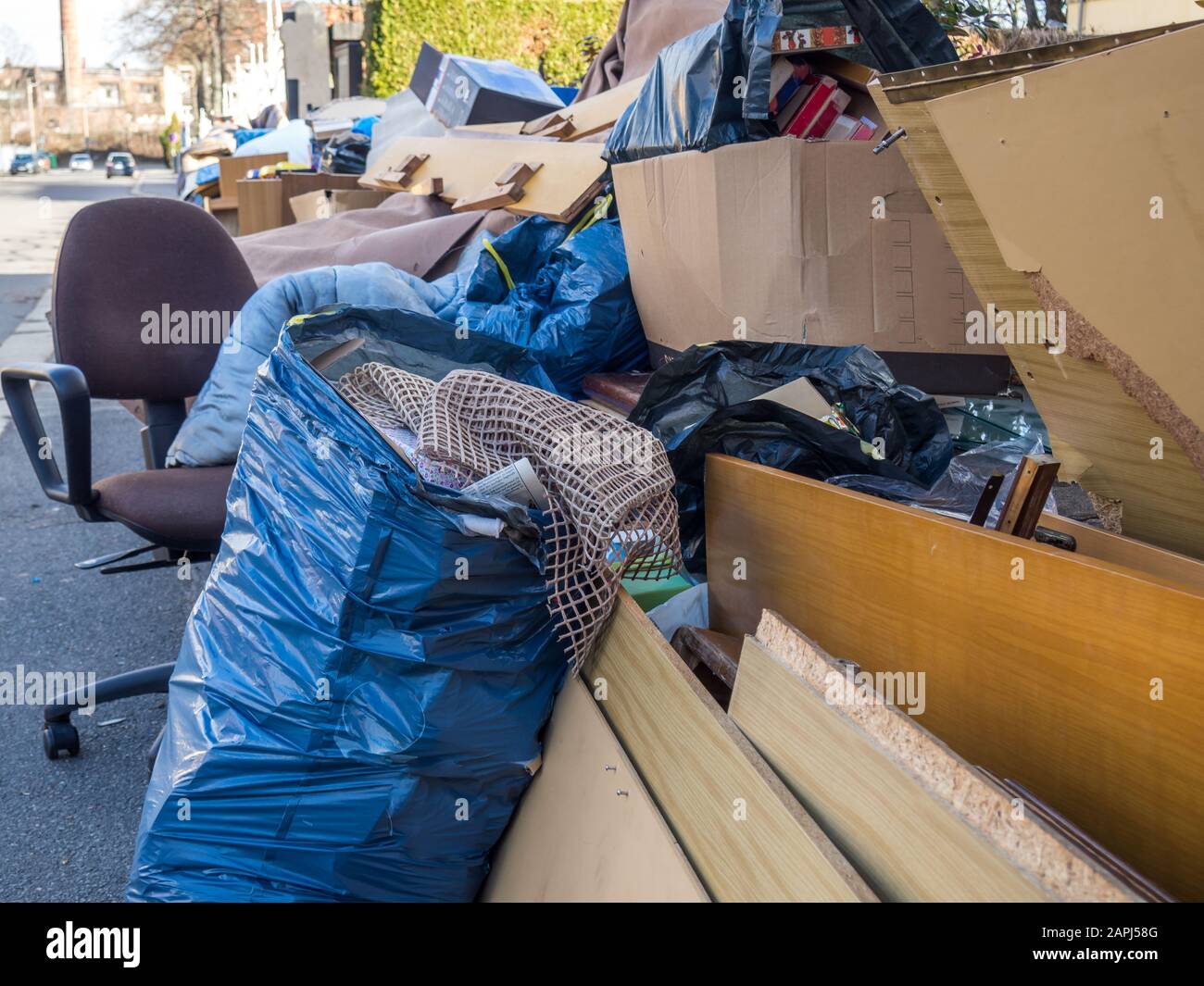 Old Bulky Waste Stock Photo - Alamy