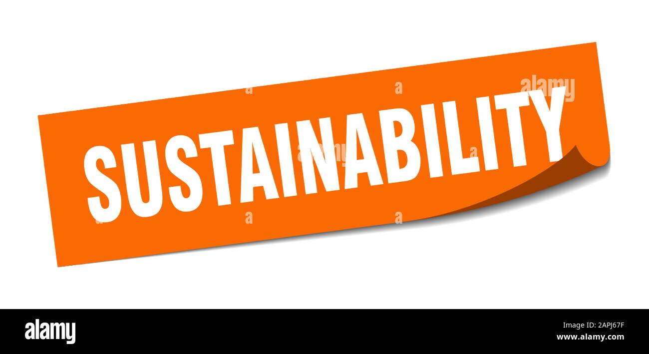 sustainability sticker. sustainability square sign. sustainability ...