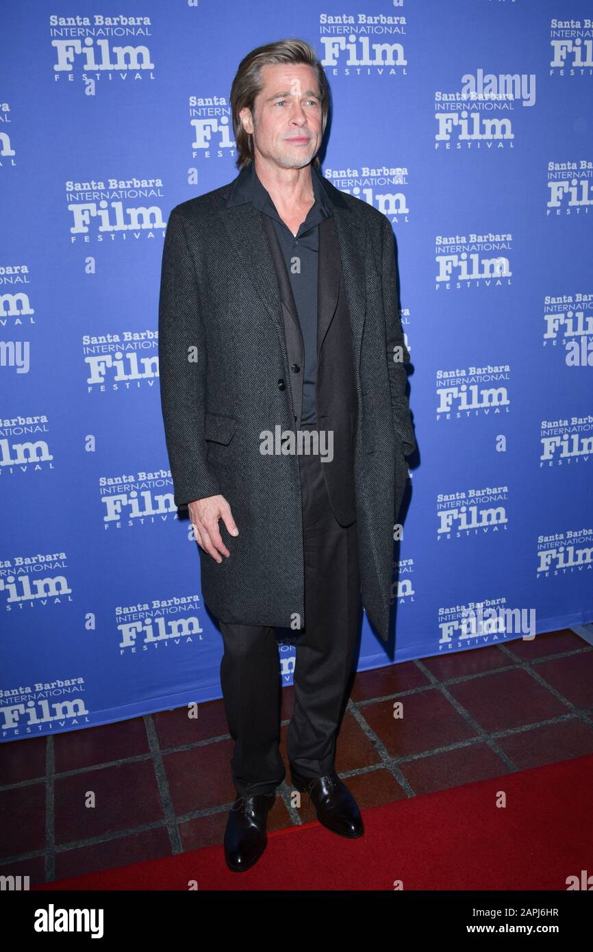 January 22, 2020, Santa Barbara, California, USA: BRAD PITT at the 35th ...