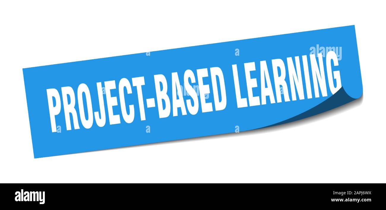 project-based learning sticker. project-based learning square sign ...