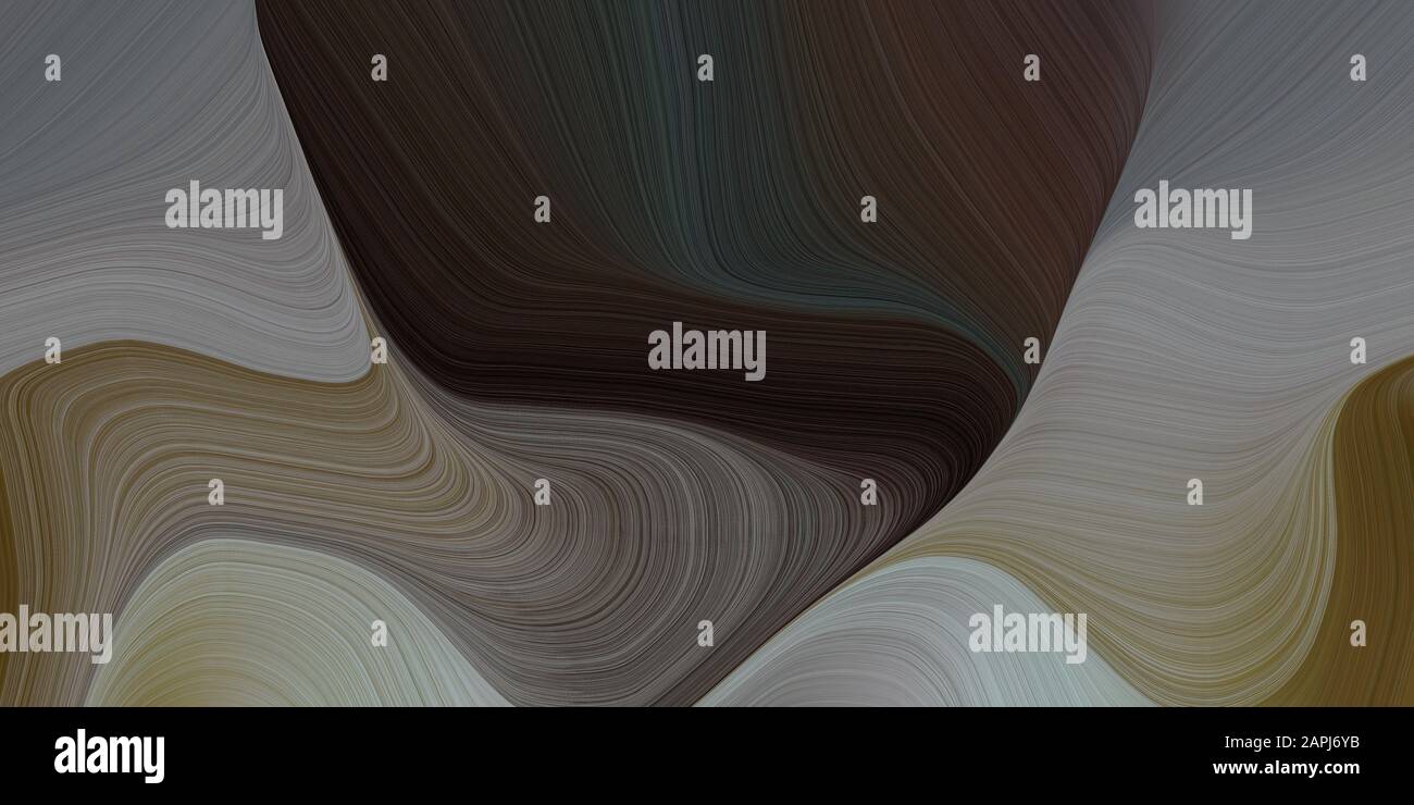 graphic design background with contemporary waves illustration with dim ...