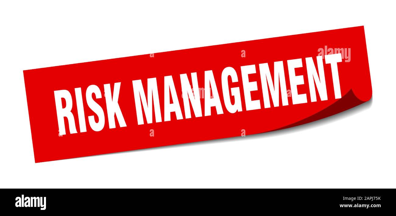 risk management sticker. risk management square sign. risk management ...
