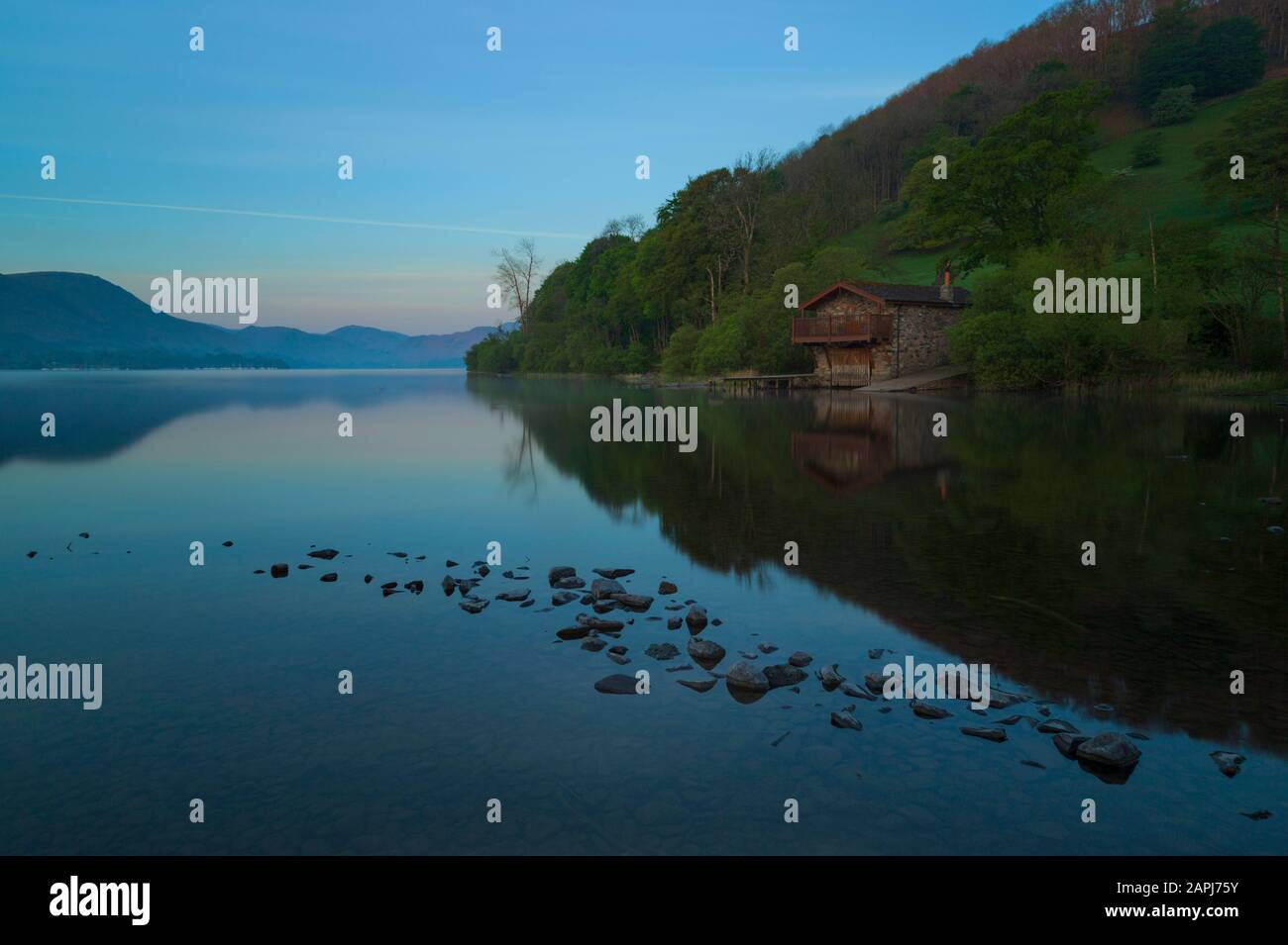 Duke of Portland Boathouse Pooley Bridge Stock Photo - Alamy