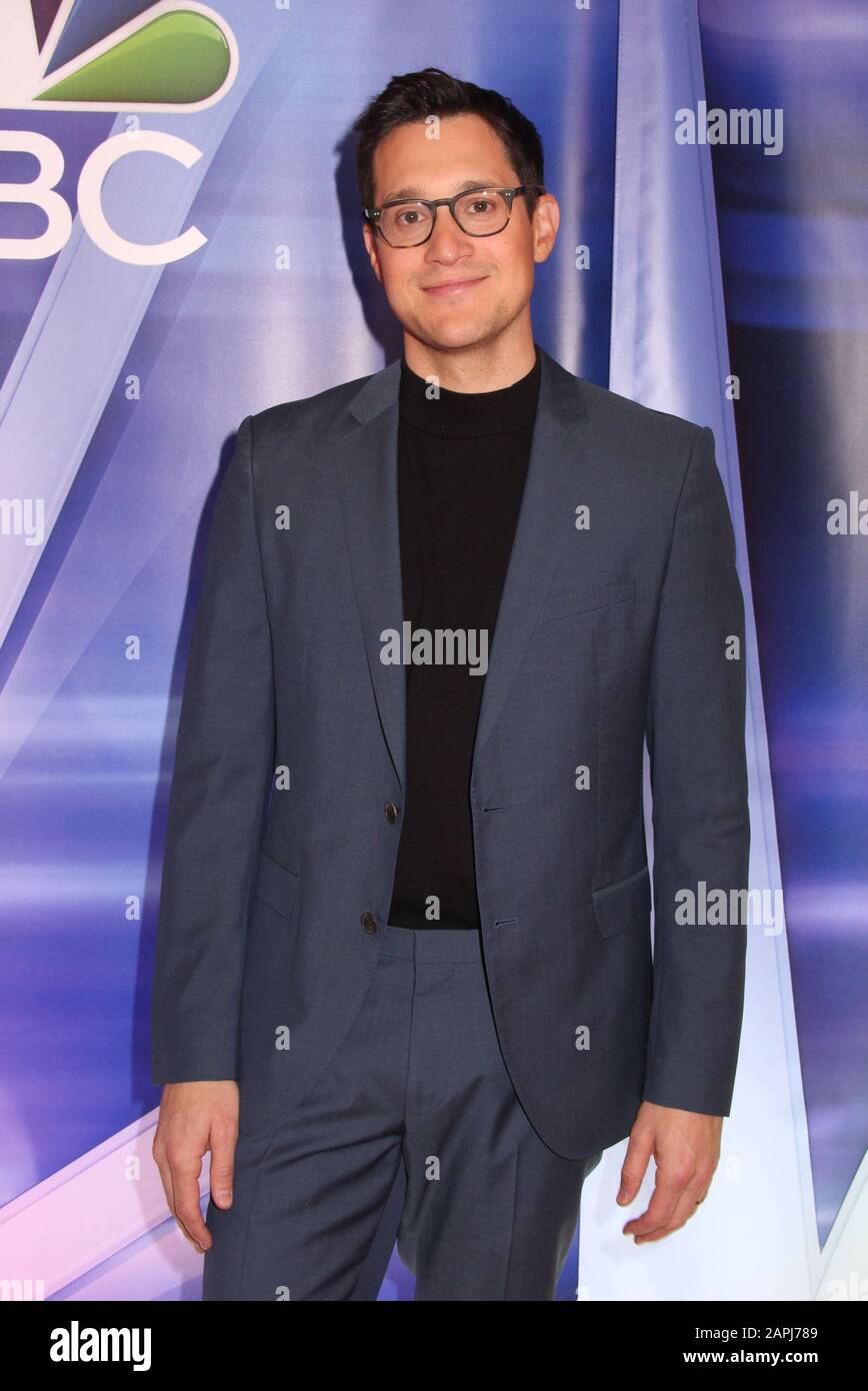 New York, NY, USA. 23rd Jan, 2020. Dan Levy at NBC's New York Press ...