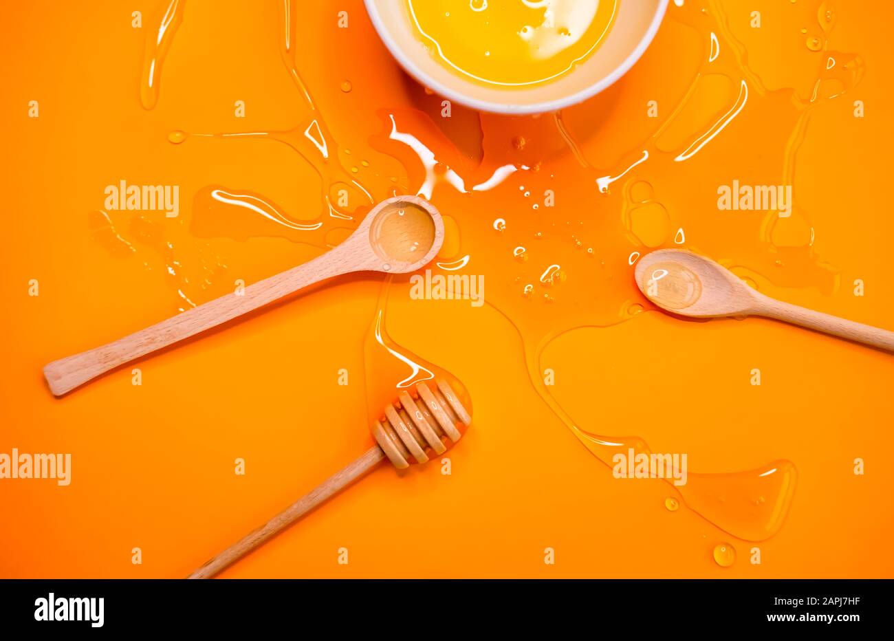 Agave syrup background Stock Photo - Alamy