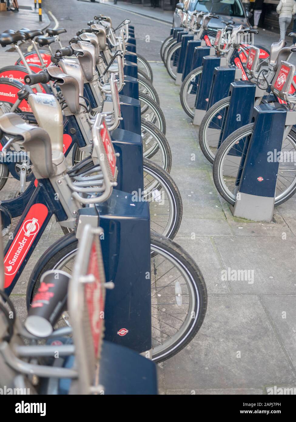 Tube station bike rack hi-res stock photography and images - Alamy