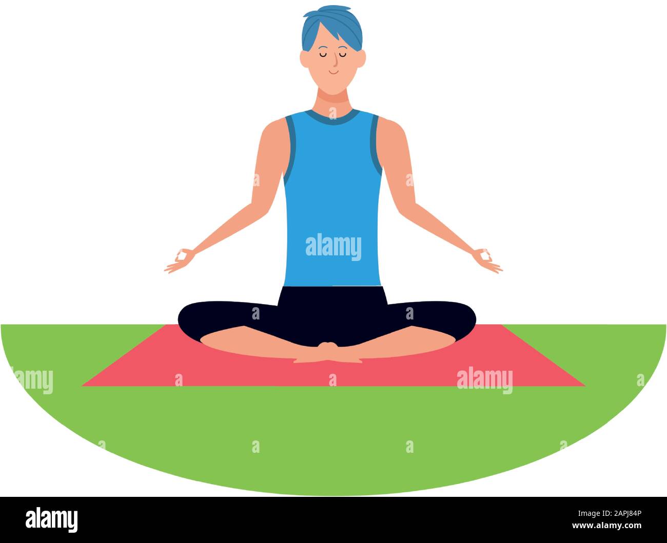 Practicing worship Stock Vector Images - Alamy