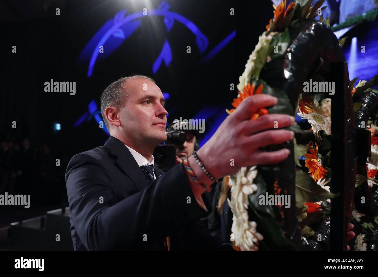 Jerusalem, Israel. 23rd Jan, 2020. President of Iceland President Guoni ...