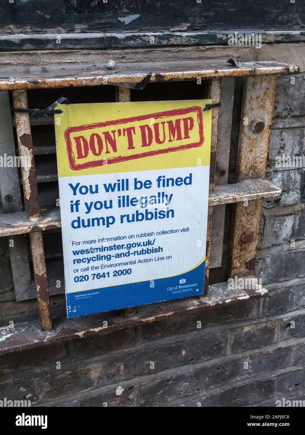 Dont dump it hi-res stock photography and images - Alamy