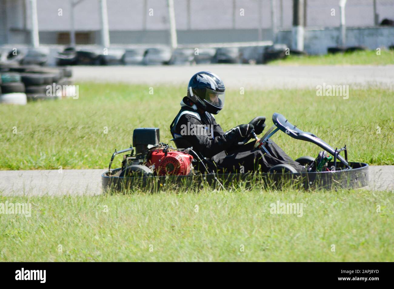 Go karting team hi-res stock photography and images - Alamy