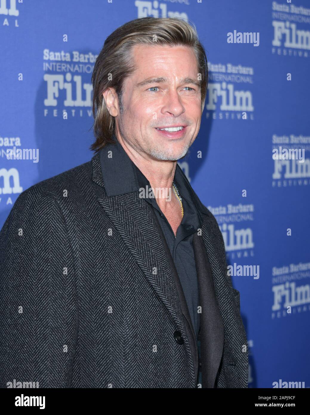 January 22, 2020, Santa Barbara, California, USA: BRAD PITT at the 35th ...